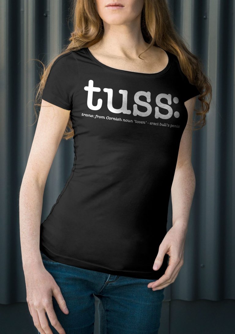 Women’s original tuss tshirt – Cornish Tshirts